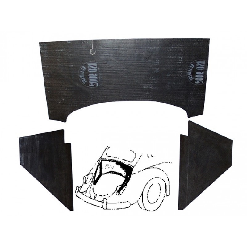 KIT DE PANNEAUX PARE-FEU COMPARTIMENT MOTEUR (3 PIECES) | ByAutoPassion